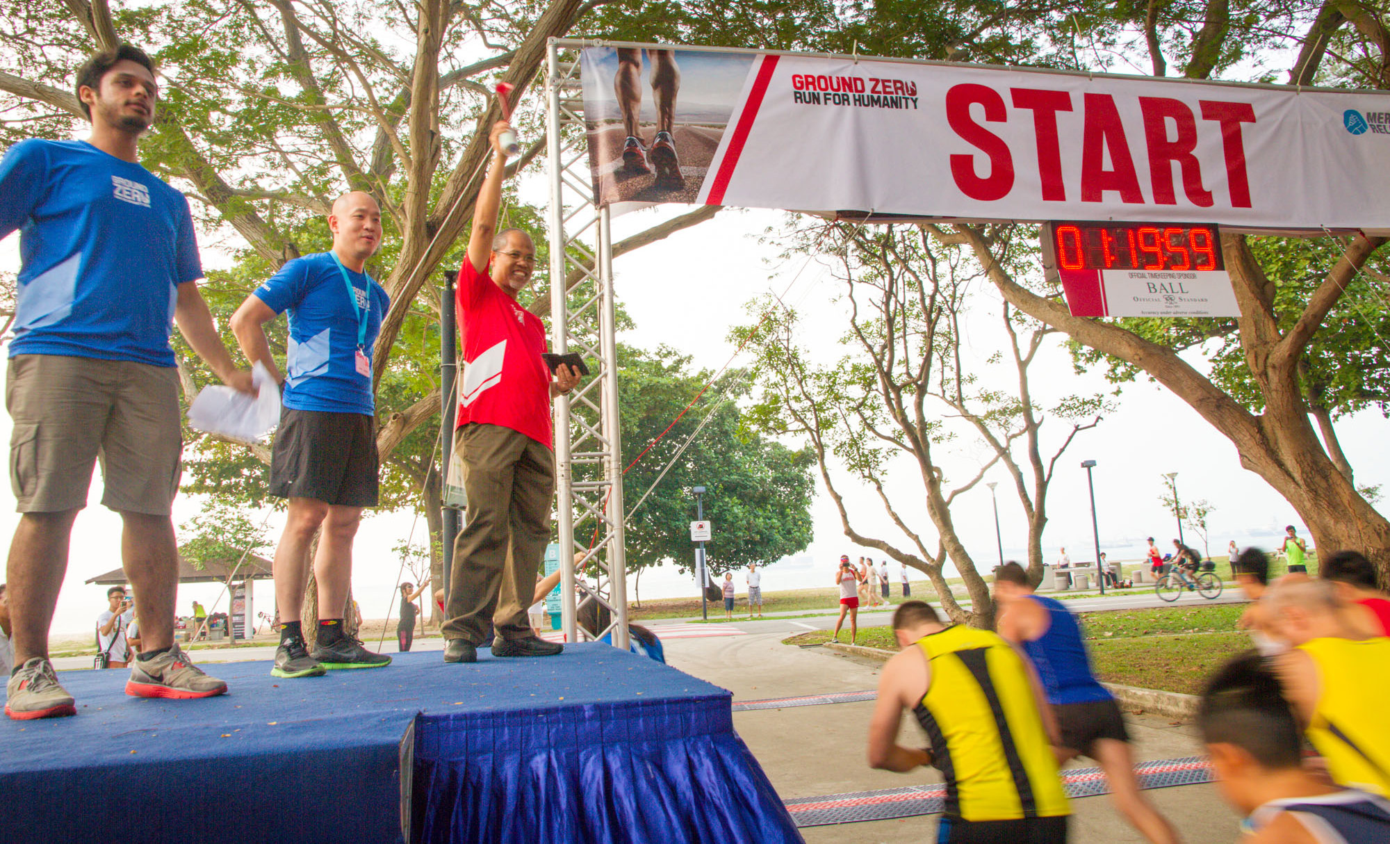 Participants experience hardship over a 5KM course at Singapore’s First ...