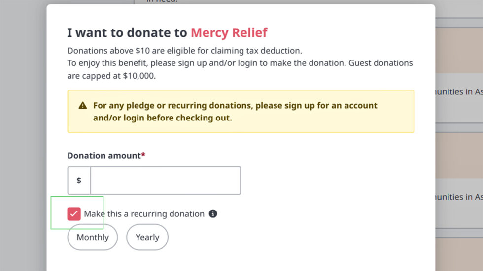 Impact Fund | Mercy Relief